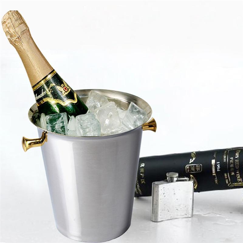 1pc Stainless Steel Ice Bucket Portable Ice Chille... – Vicedeal