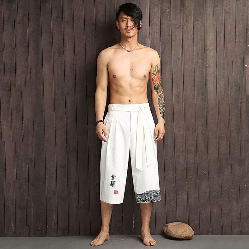 Japanese Kimono Traditional Pants Men Asian Clothi... – Grandado