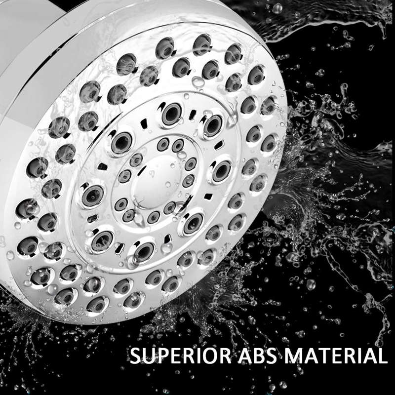 5 Function Shower Head,High Pressure,4 inch Chrome... – Grandado