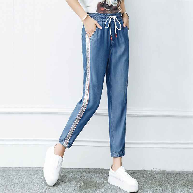 Spring And Summer Style Loose-Fit Radish Jeans Chi... – Grandado