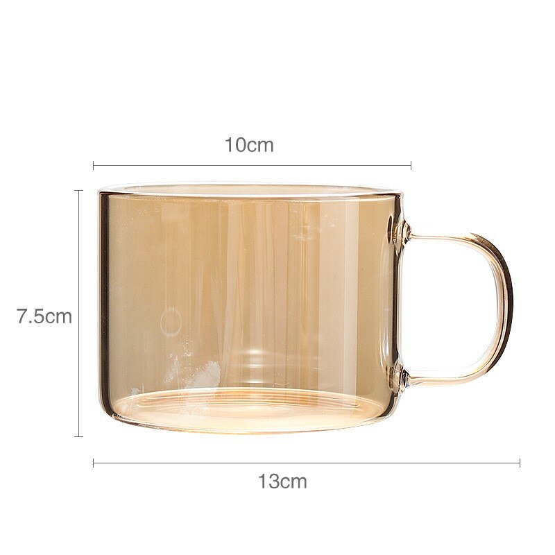 Good Morning Glass Cup Ins Nordic Breakfast 450ml ... – Grandado