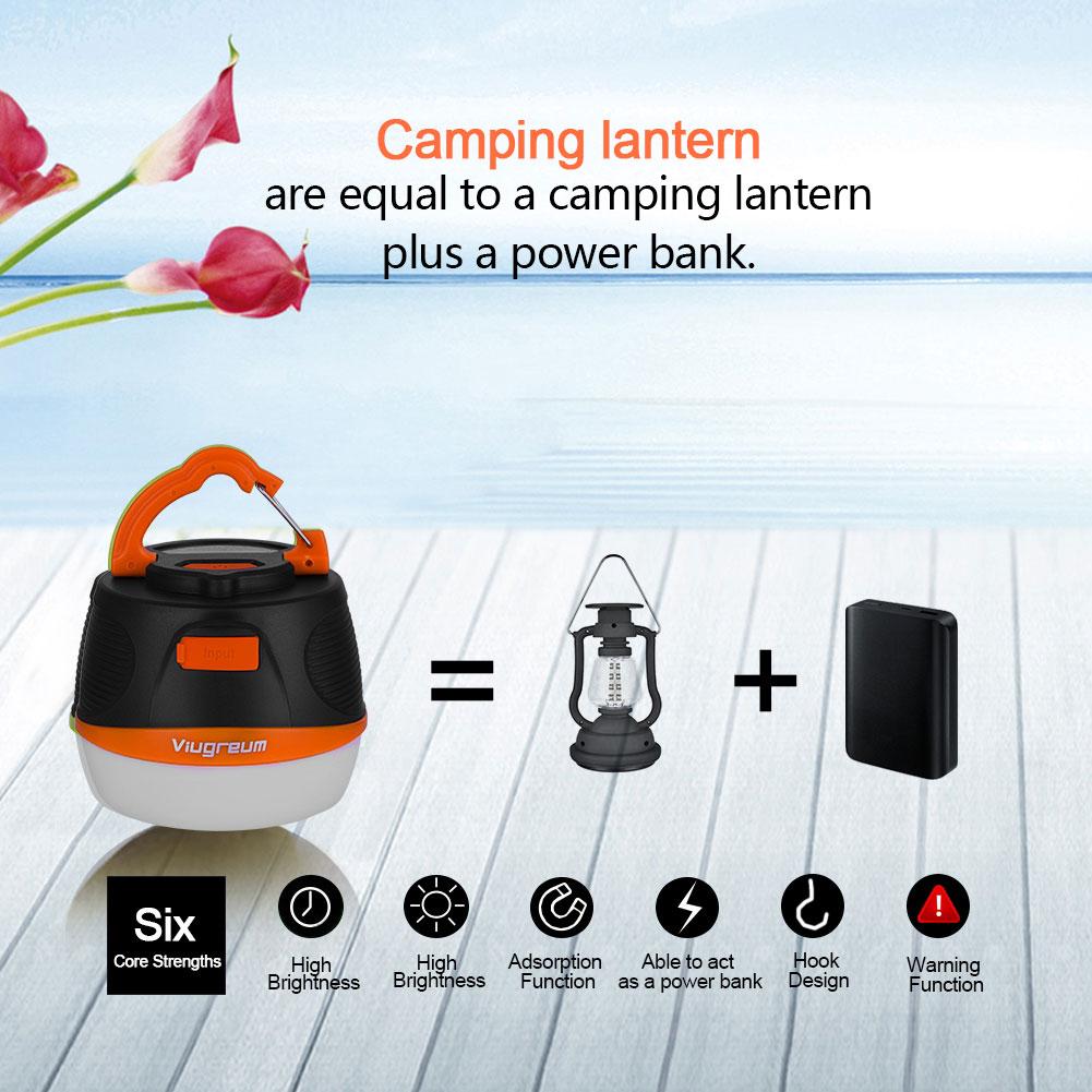 2 In 1 Tent Lamp Mobile Bulb And Mobile Power Supp... – Grandado