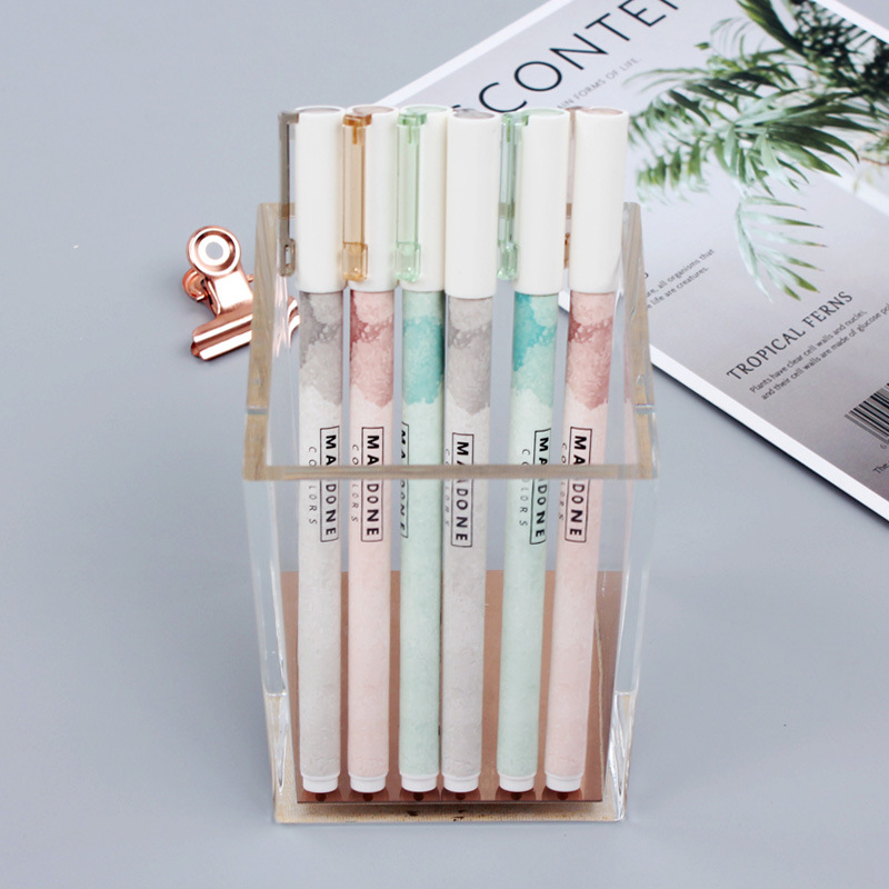 4pcs/set Cute Gel Pens Colored Ink Cat Pen fresh K... – Grandado