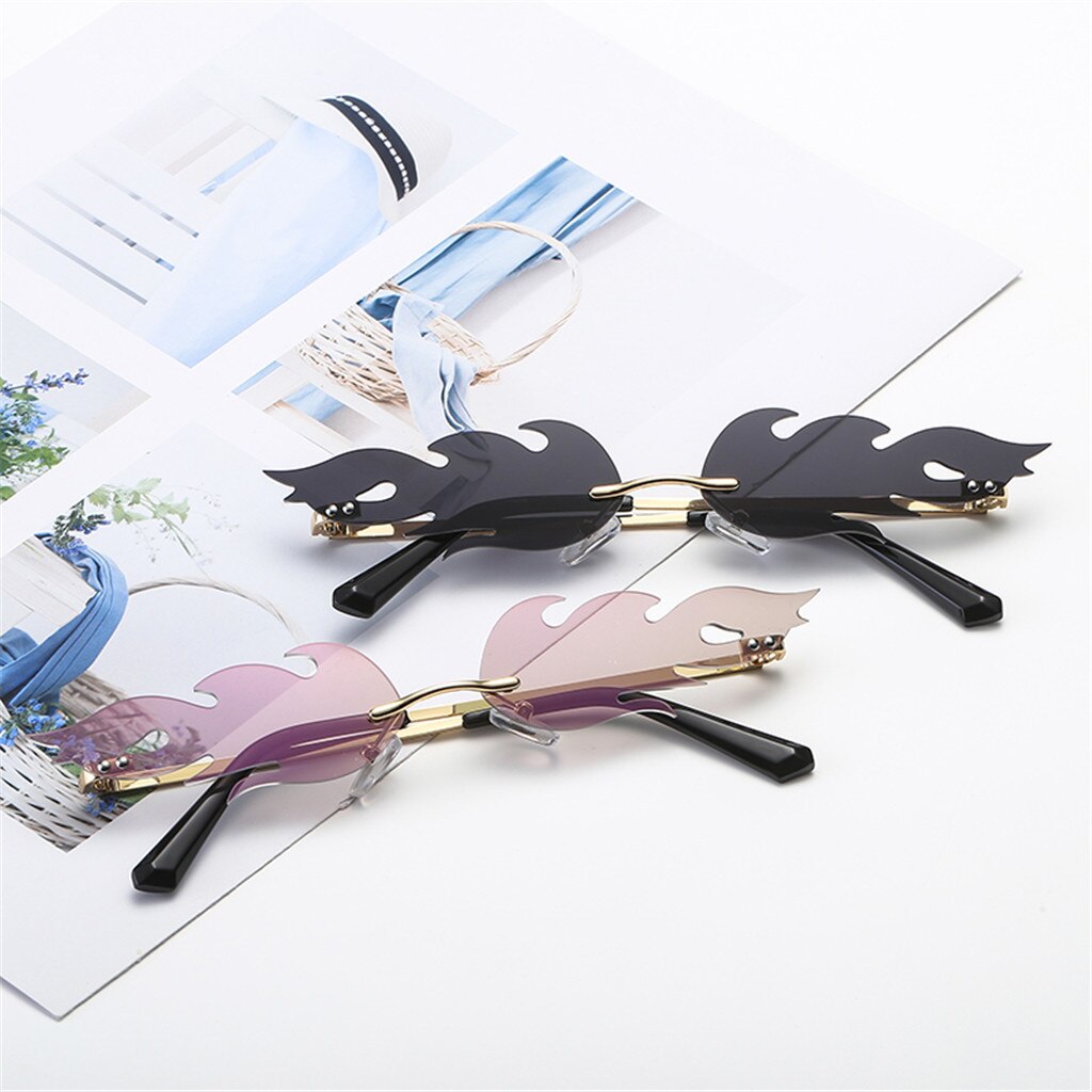 Trendy Small Irregular Shape Sunglasses Women Bran... – Grandado