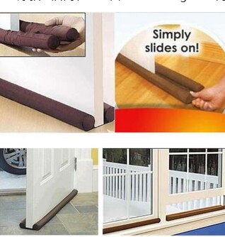 Portable Twin Door Draft Dodger Guard Stopper Prot... – Grandado