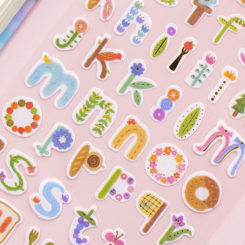 6 Pieces Cute Colorful Numbers Alphabets Decor Pho... – Grandado