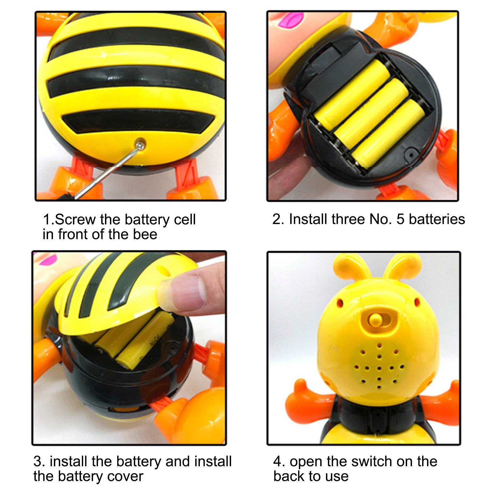 Electric Bungee Dancing Bee Light Music Children's... – Grandado