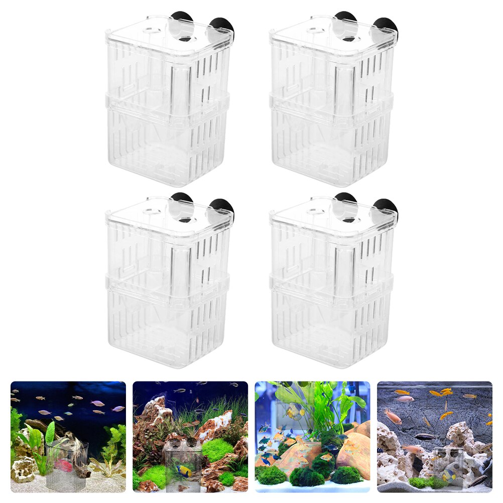 4pcs Fish Breeding Boxes Aquarium Fish Breeder Fis... – Grandado