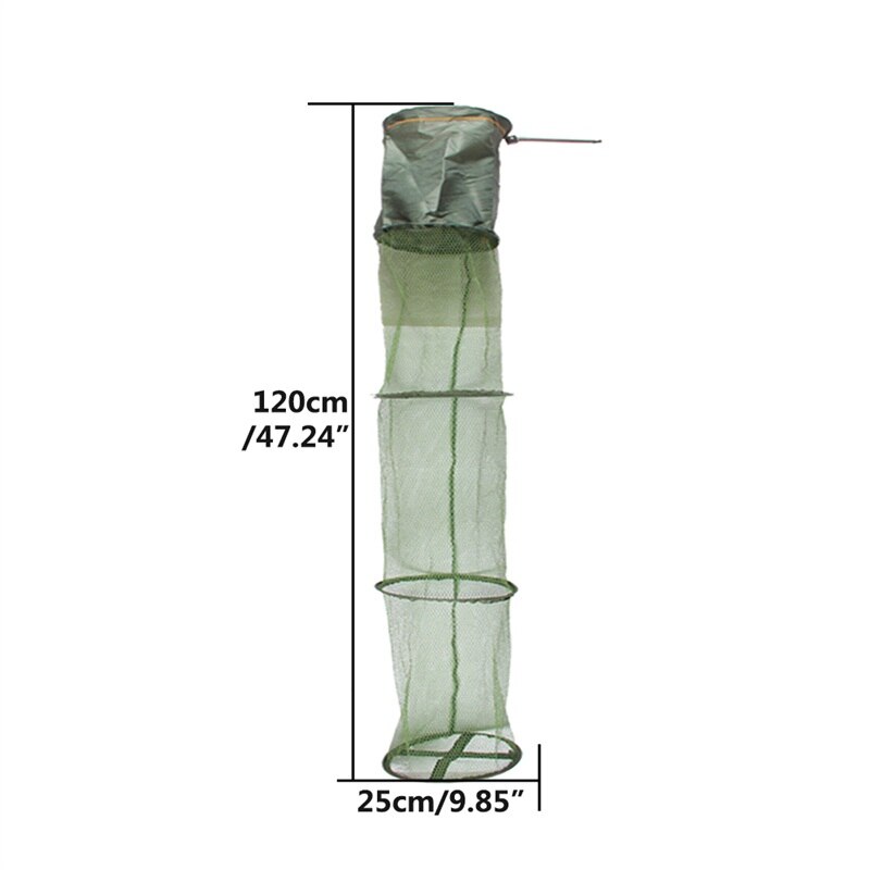 6 Sizes Fish Trap Foldable Fish Cage Fishing Net S... – Vicedeal