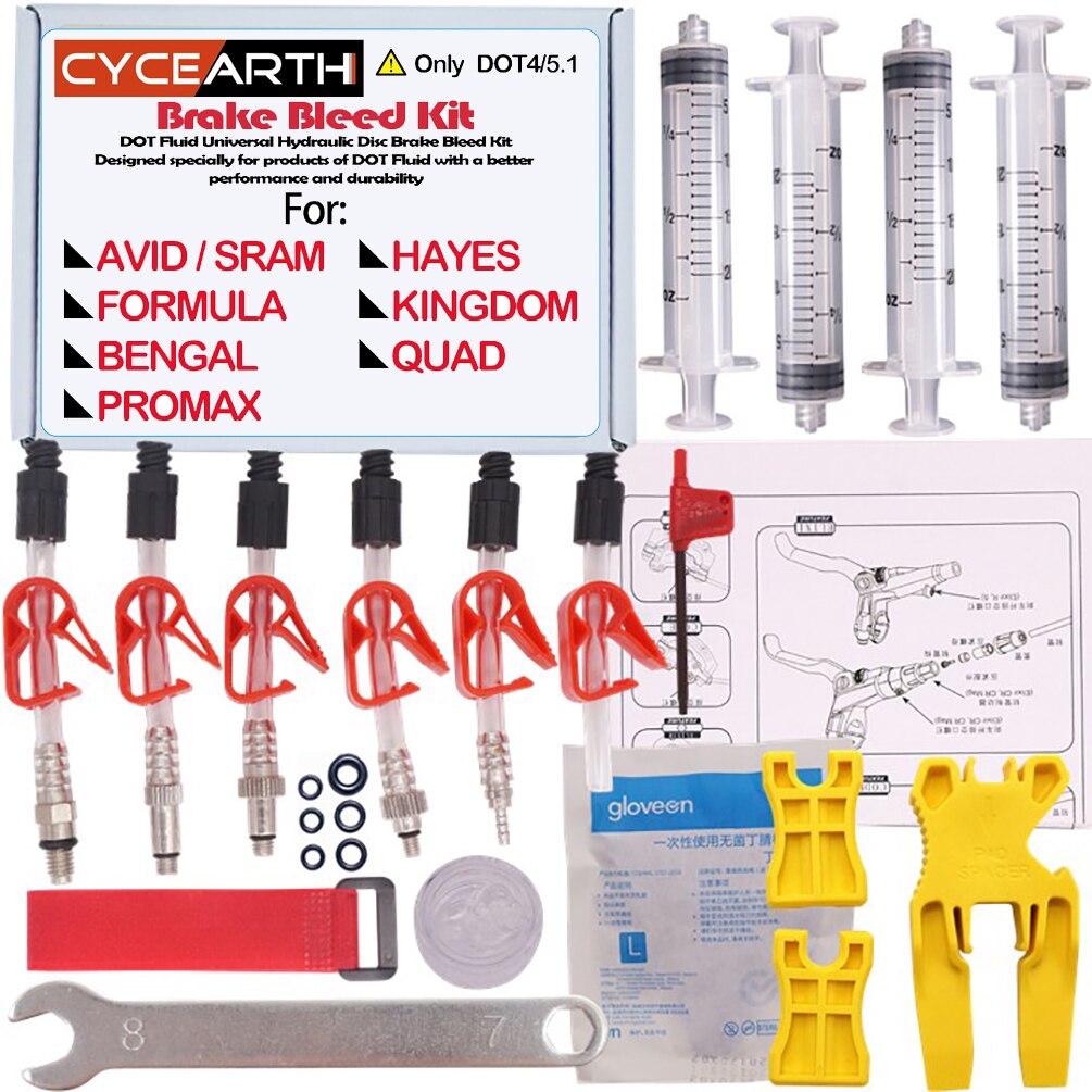 AVID Sram Bike Bicycle DOT Oil Disc Brake Bleed Ki... – Grandado