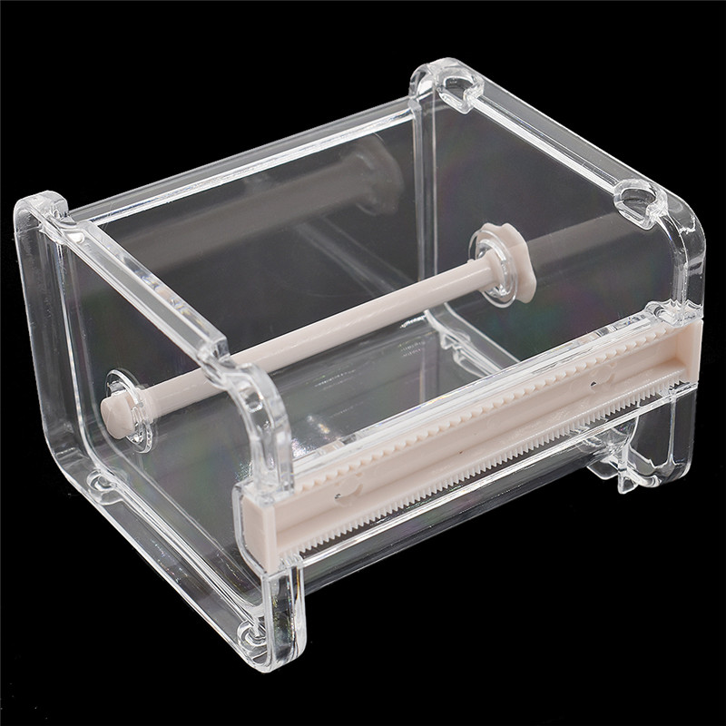 Desktop Tape Dispenser Tape Cutters Plastic Clear ... – Grandado