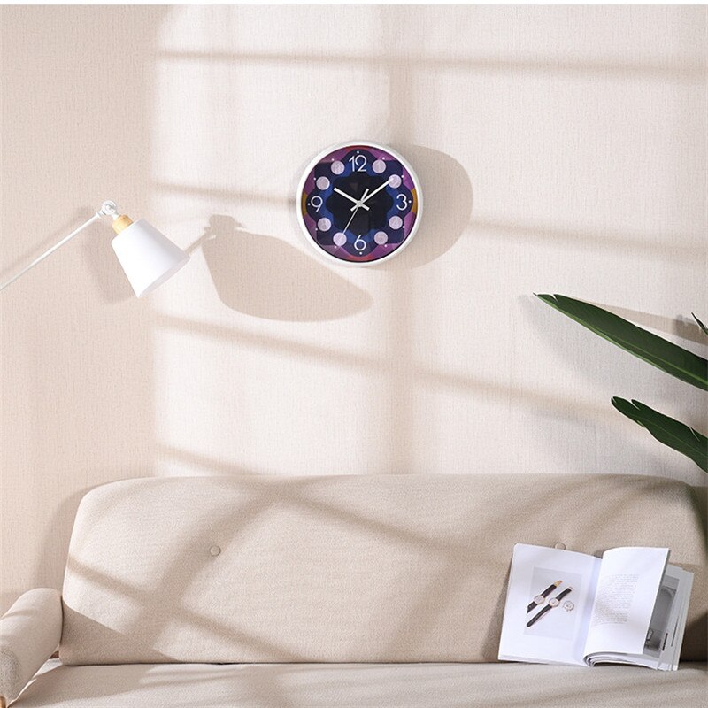 Stitching Wall Clock Lollipop Headphones Element C... – Grandado