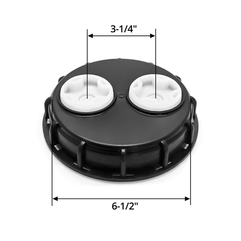 IBC Cap High Chemical Resistance Double Vent Holes... – Grandado