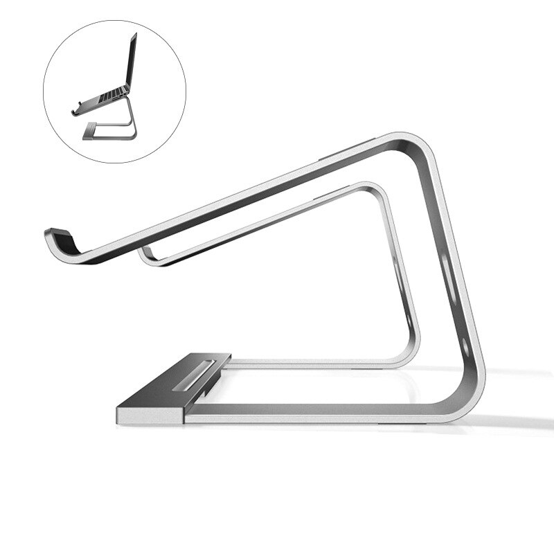 Verstelbare Hollow Aluminium Laptop Beugel Desktop... – Vicedeal