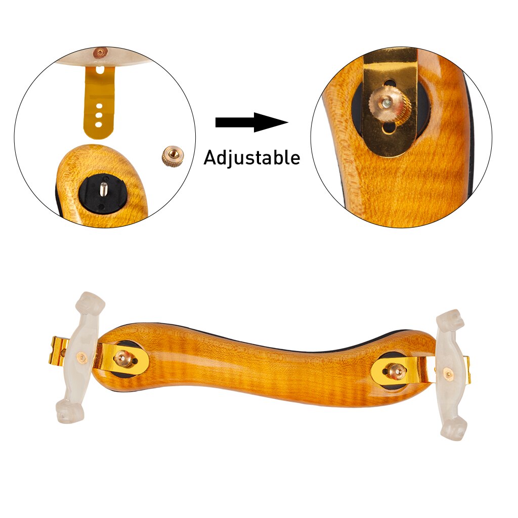 Adjustable 3/4 4/4 Violin Shoulder Rest Padded Fid... – Vicedeal