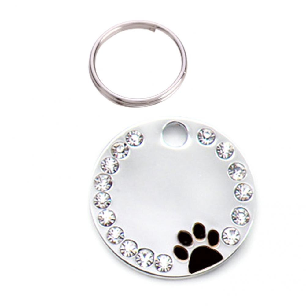 Pretty Pet Tag Dog Paw Print Decorative Portable S... – Grandado
