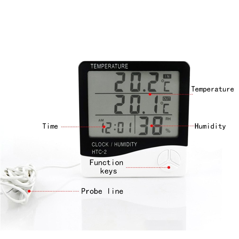 Aquarium Fridge Indoor Outdoor Temperature and Hum... – Grandado