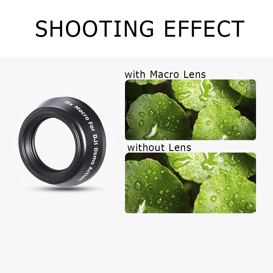 MAMEN Lens 15X Macro Camera Lens for Dji Osmo Acti... – Grandado
