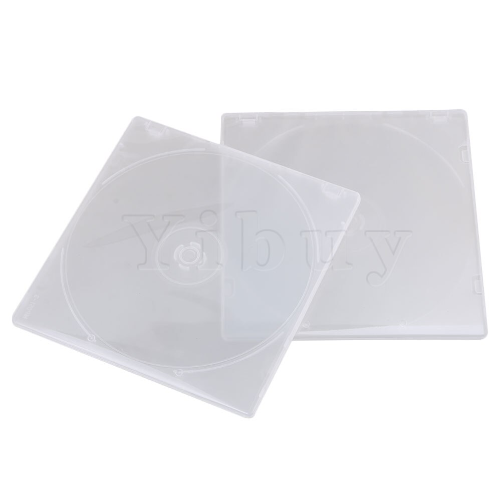 Yibuy 12.9x12.6cm Transparent Plastic Empty Slim S... – Vicedeal