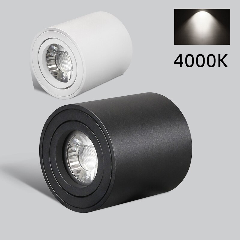 Saiyo LED Spotlights GU10 MR16 Round Surface Mount... – Grandado