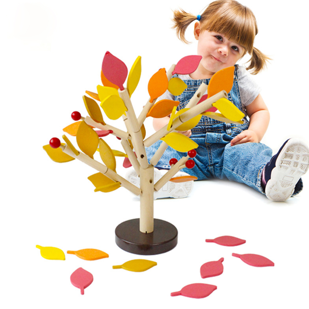 1 Set Assembled Tree Block Tree Puzzle Educational... – Grandado