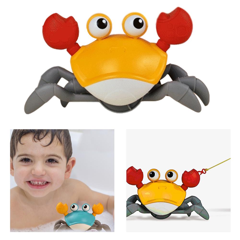 Cartoon Baby Bath Toys Cute Swim Big Crab Cable Le... – Grandado
