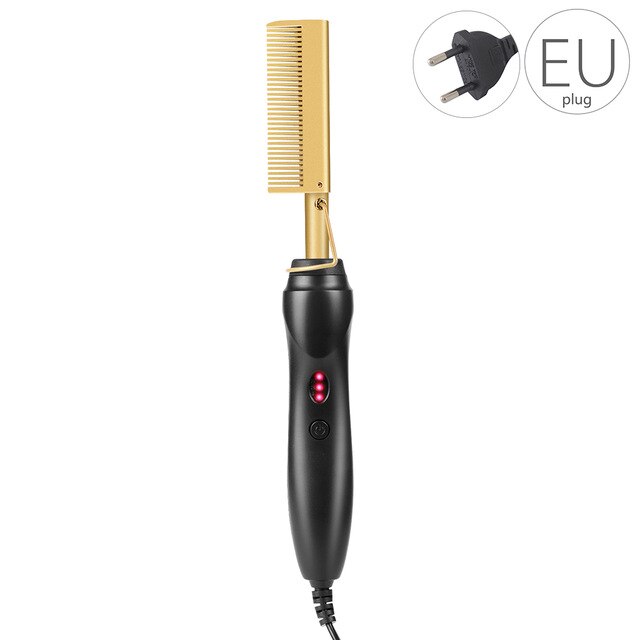 Hair Straightener Heating Smooth Iron Comb Straigh... – Vicedeal