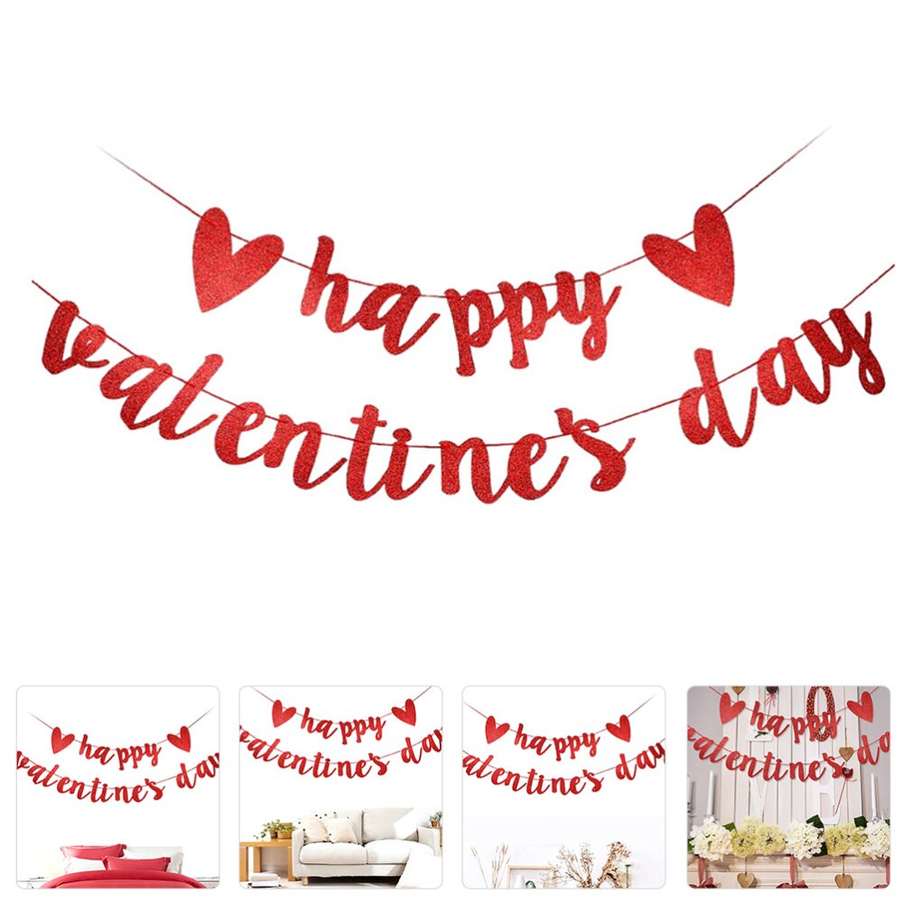 Shinny Sequin Dating Valentine’s Day Party Paper B... – Grandado