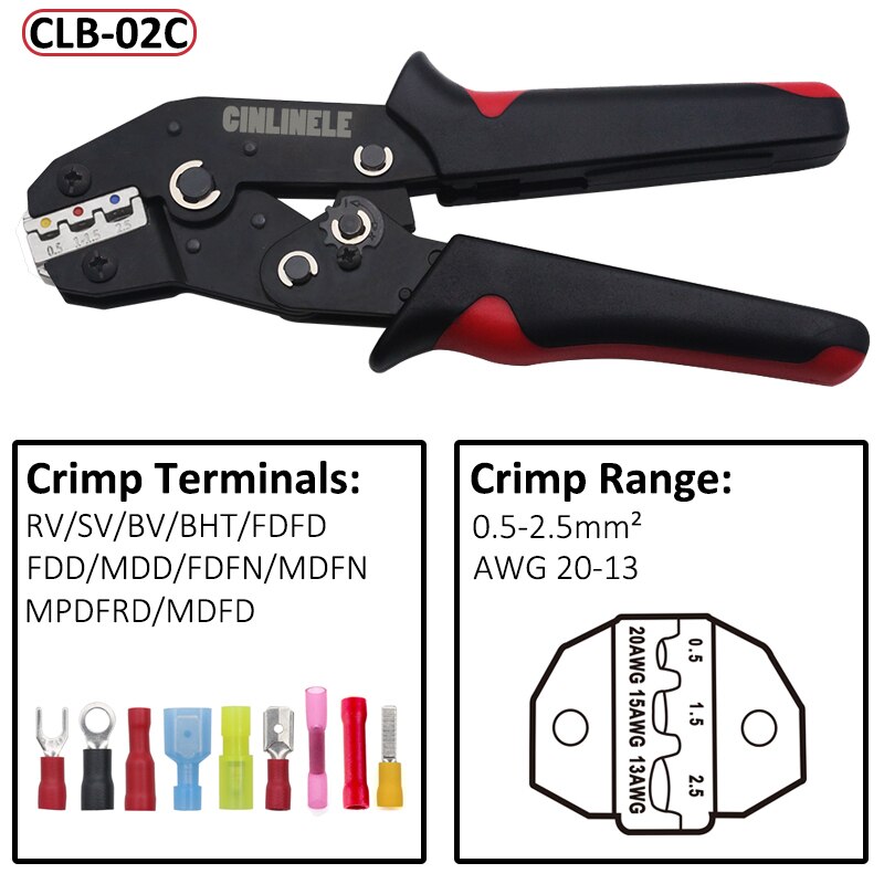 Isolatie Terminals Krimptang Robuuste Crimp Sterft... – Grandado