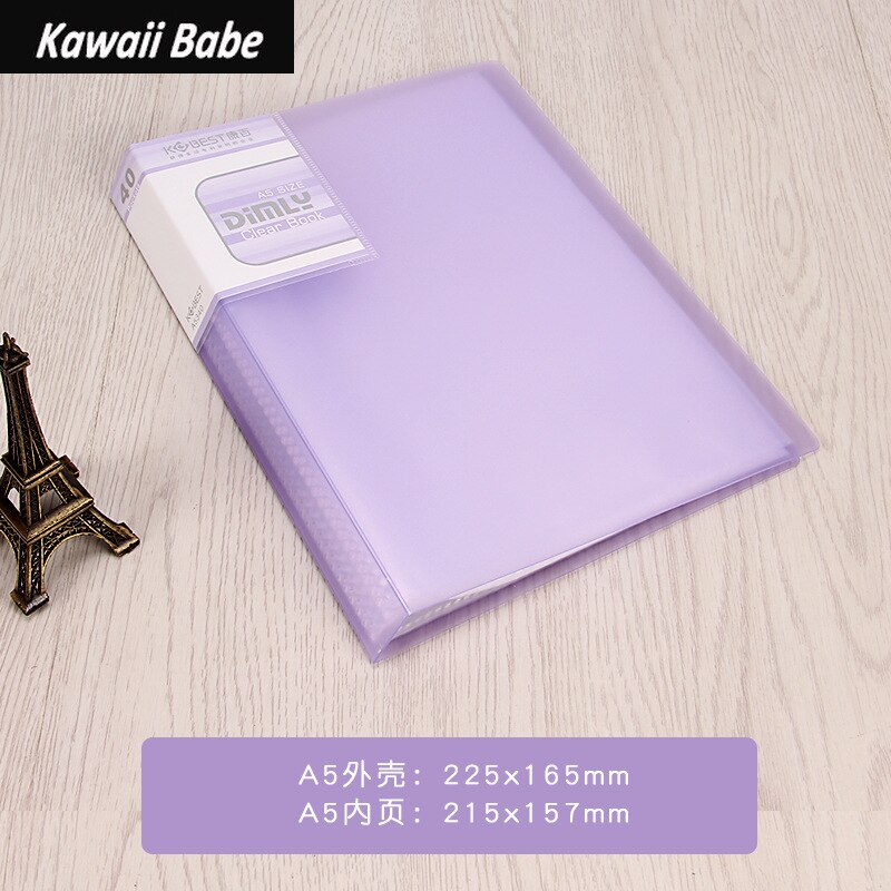 Desk Organizer File Folder A5 20/30/40/60 Page Doc... – Grandado