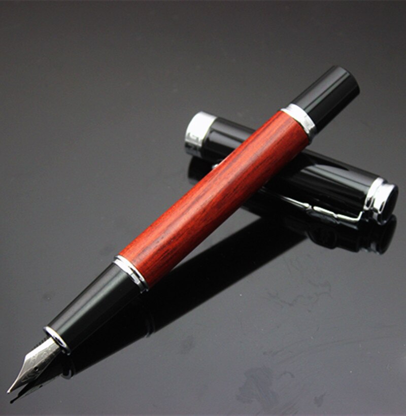 Jinhao Luxe hout vulpen inkt pen 0.7mm nib Caneta ... – Vicedeal