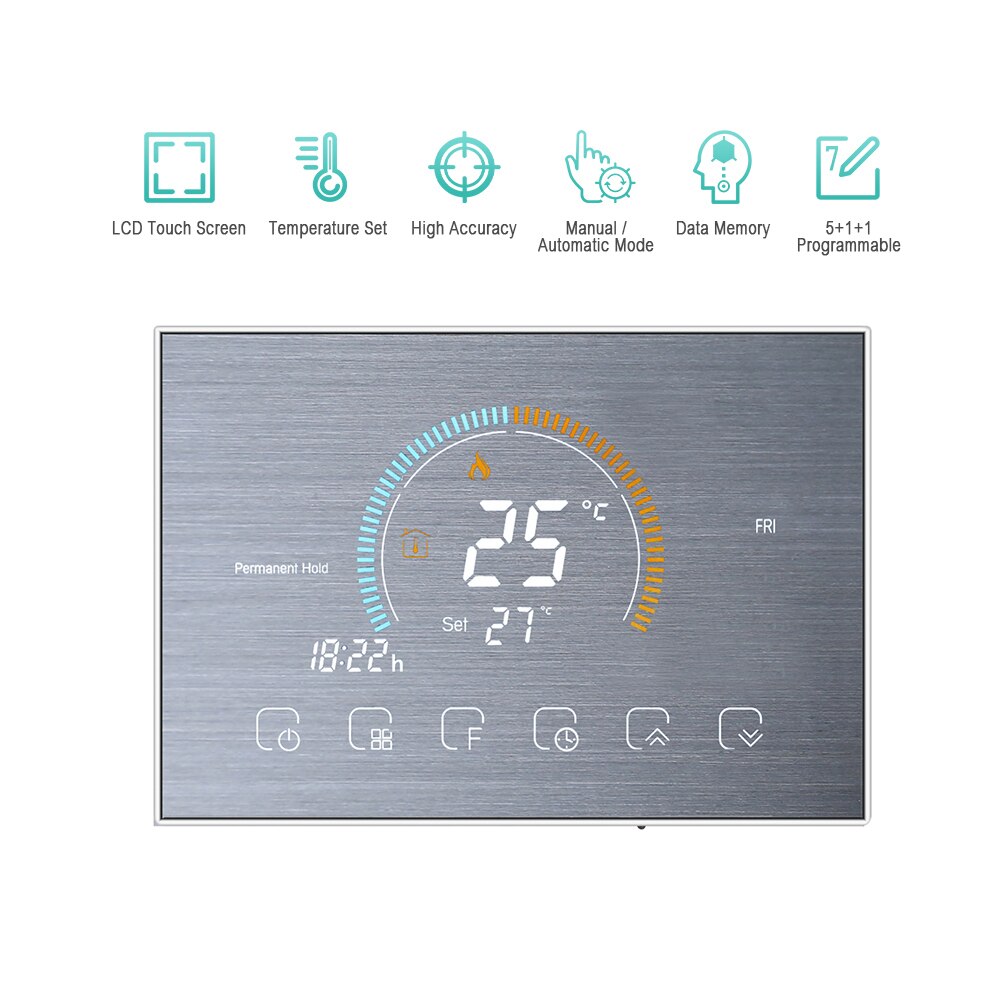 95-240v berøringsskærme temperaturregulator termor... – Grandado