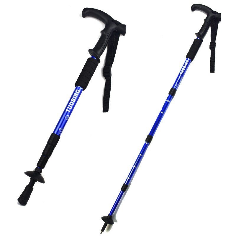 Outdoor Trekking Poles T-Shaped Straight Handle Ca... – Vicedeal