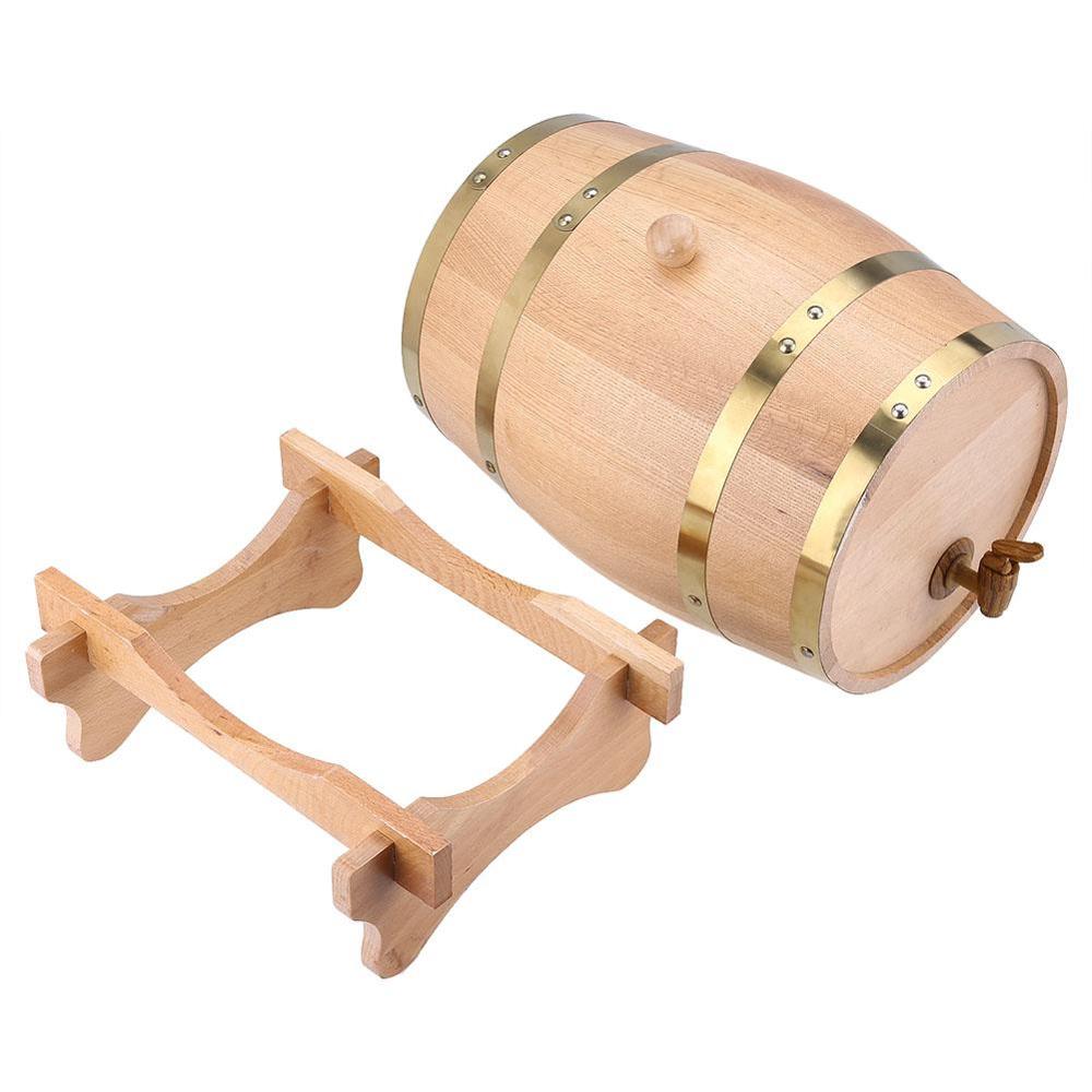 1 x 1.5L/3L/5L/10L Oak Pine Wine Barrel Vintage Wo... – Grandado