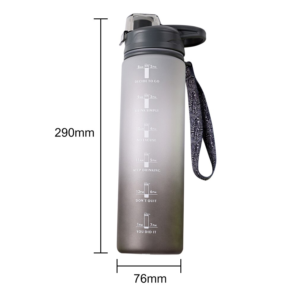 1L Large Capacity Water Bottle Straw Cup High Temp... – Grandado
