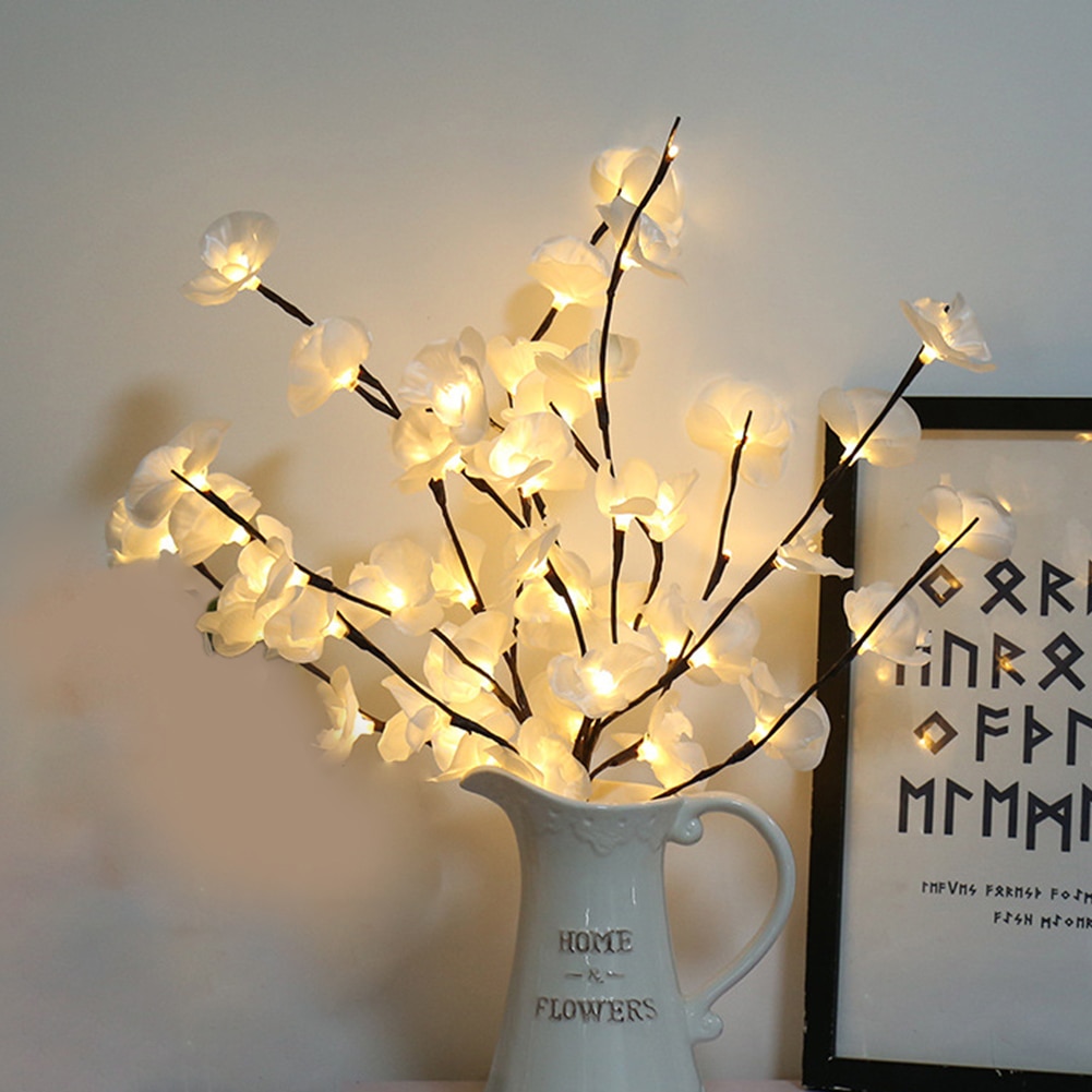 73Cm Led Bloem Tak Lamp Simulatie Orchidee Lichten... – Vicedeal
