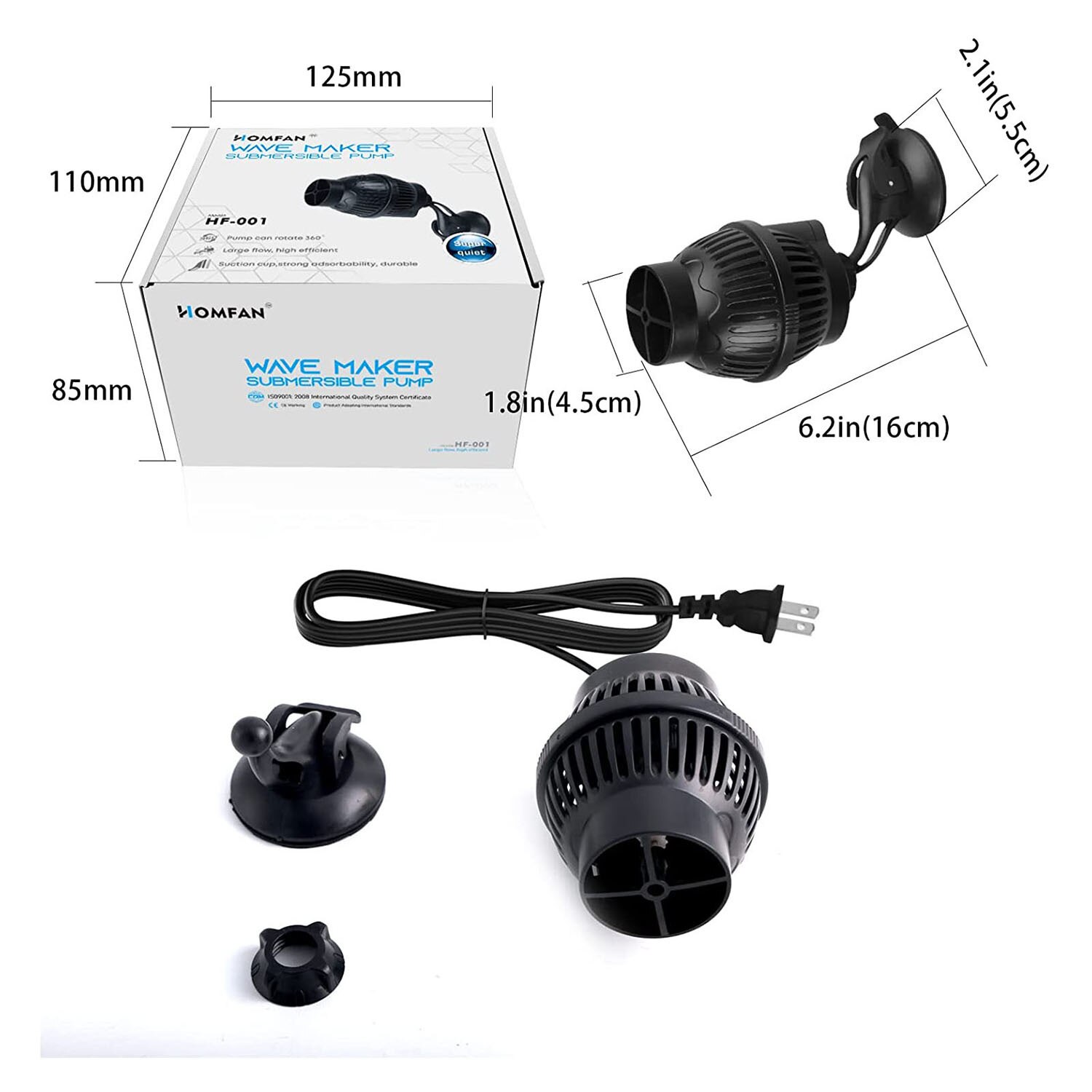 220-240V HOMFAN Wave Maker Water Pump for Aquarium... – Grandado