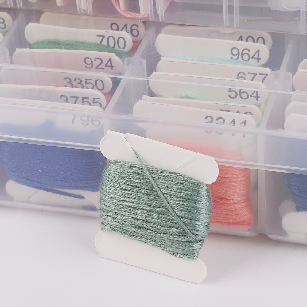 Cross Stitch Thread 50/100 Mixed Color DMC Cotton ... – Grandado