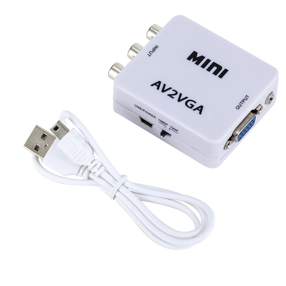 1080p mini video konverter rca av til vga video ko... – Grandado