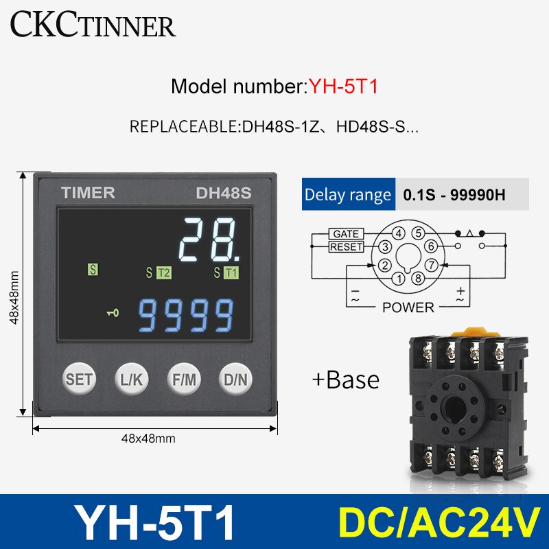 Product DH48S DC/AC24V AC220V Precision Programmab... – Vicedeal