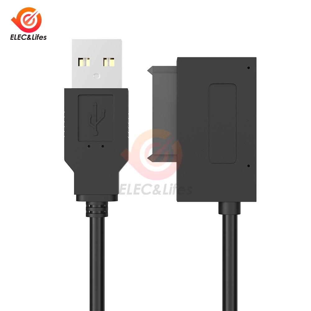 USB 2.0 to Mini Sata II 7+6 13 Pin Adapter Convert... – Grandado