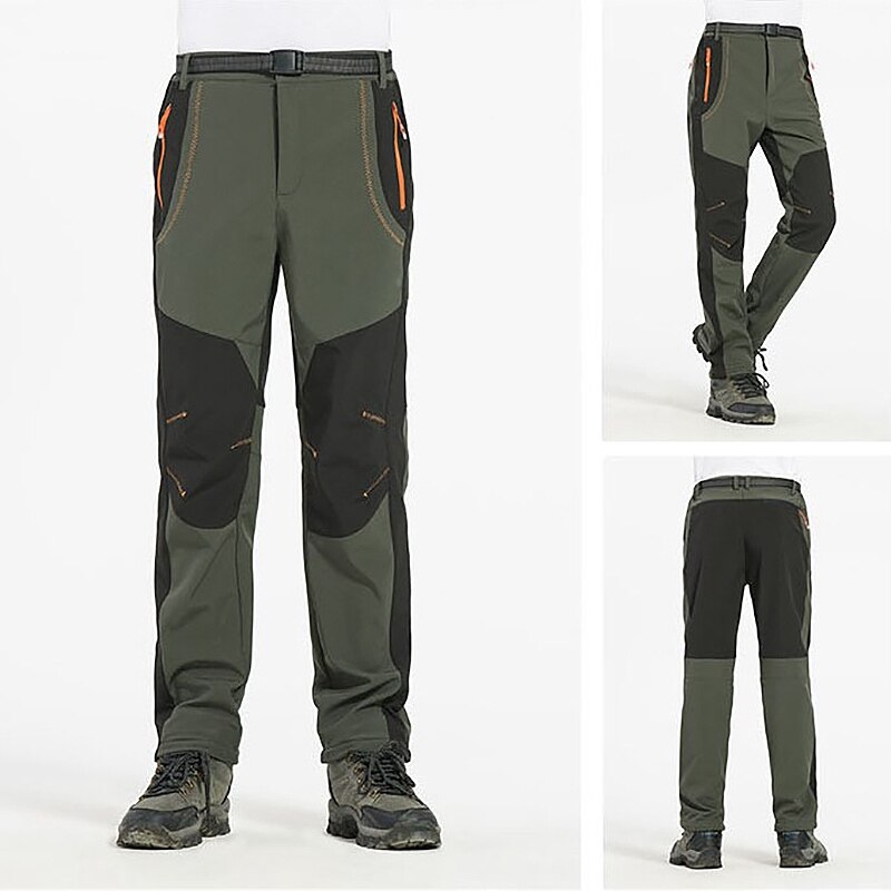 Men's Autumn Thickened Warm Soft Shell Pants Water... – Vicedeal