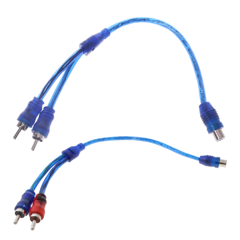 1 Female RCA 2 Male Splitter Connector Stereo Sign... – Vicedeal