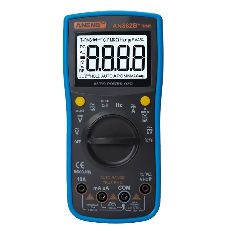 Digital Multimeter LCD DC Voltmeter Ammeter Tester... – Vicedeal