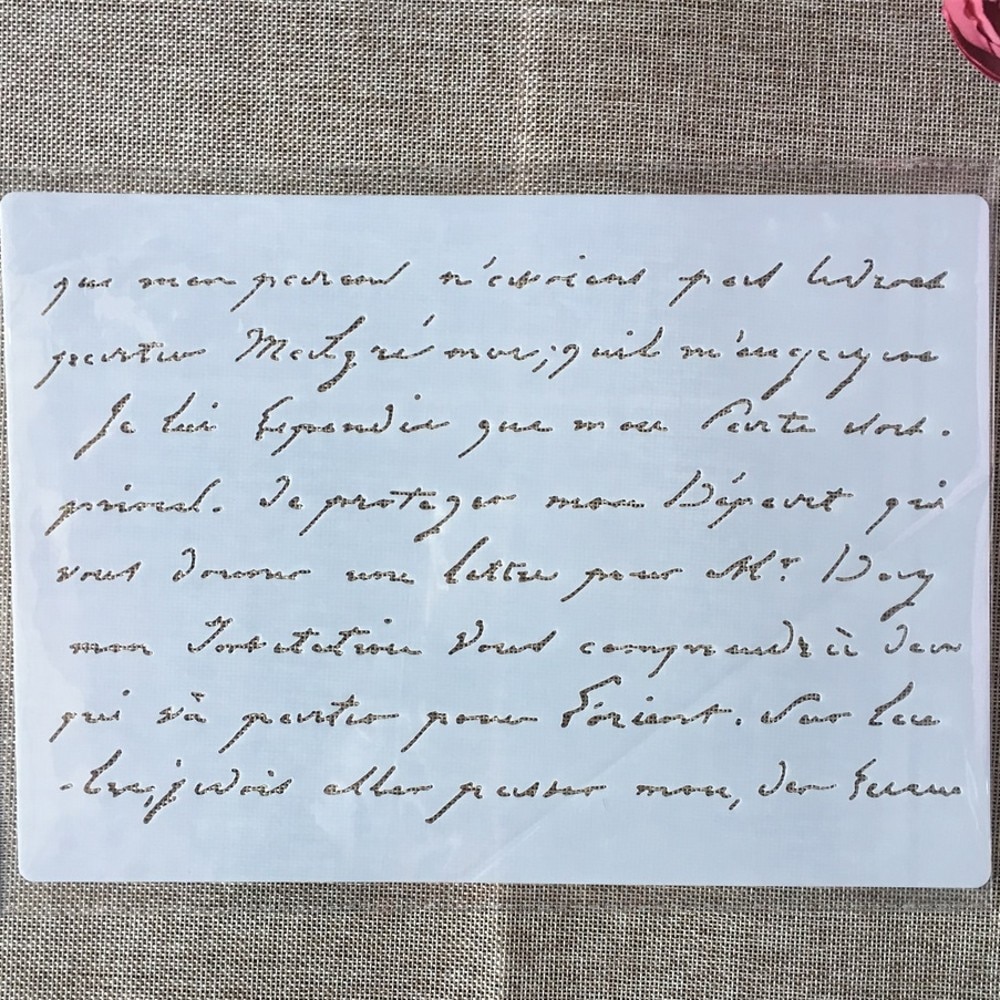 A4 29cm Vintage Letters Paragraph Mail DIY Layerin... – Grandado