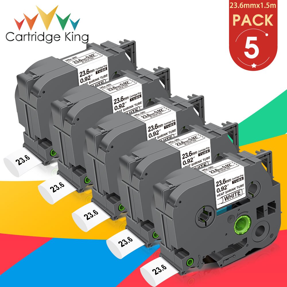 5Pcs 23.6Mm HSe251 Krimpkous Label Tape HSE251 Hse... – Vicedeal