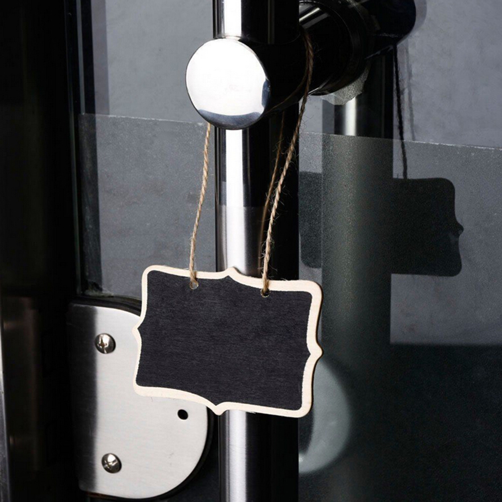 Rectangle Heart Shaped Hanging Wooden Blackboard C... – Grandado