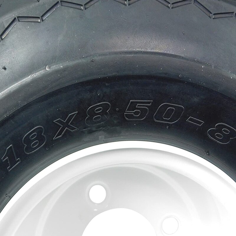 JayCreer 1PCS 8" White Steel Golf Cart Wheels And ... – Grandado