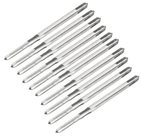 10 Pcs Square Head HSS M2 2mm 3 Flutes Hand Screw ... – Grandado