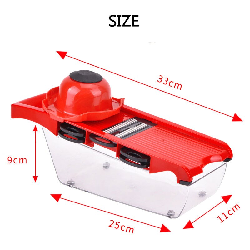 Multi-blades Mandoline Vegetable Slicers Adjustabl... – Grandado